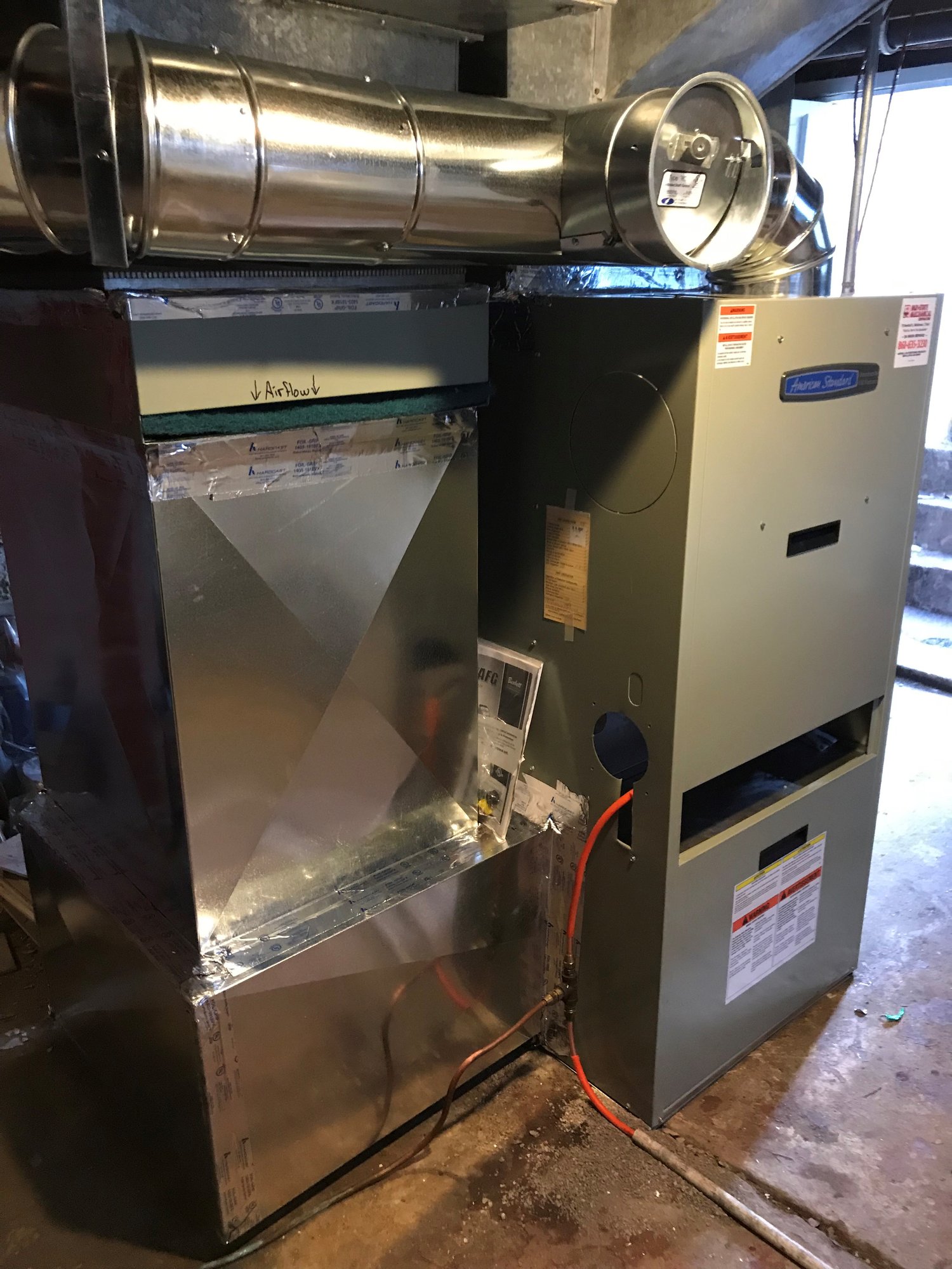 Furnace Installation in CT from Mid-State Mechanical